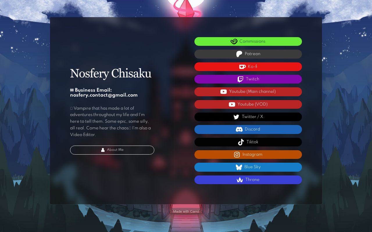 Nosfery Official Links